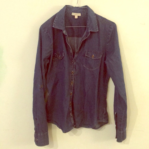 love, Fire | Tops | Love Fire Denim Shirt Sz Medium | Poshmark